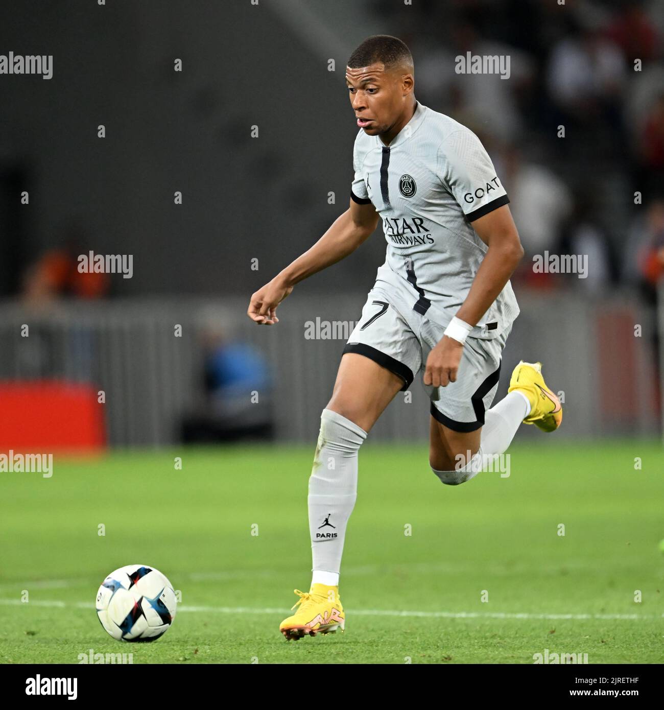 LILLE - Kylian Mbappe of Paris Saint-Germain during the French Ligue 1 ...