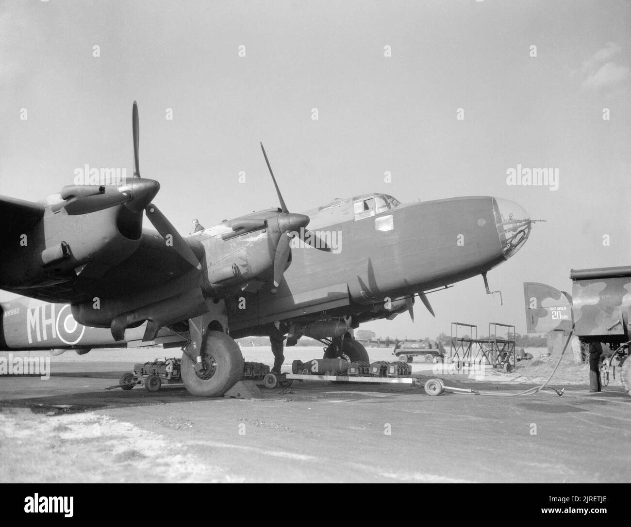 Royal Air Force Bomber Command, 1942-1945. Handley Page Halifax B Mark ...