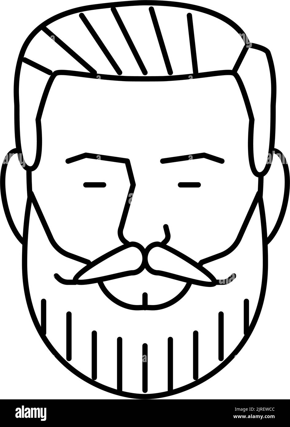 Imperial beard Cut Out Stock Images & Pictures - Alamy