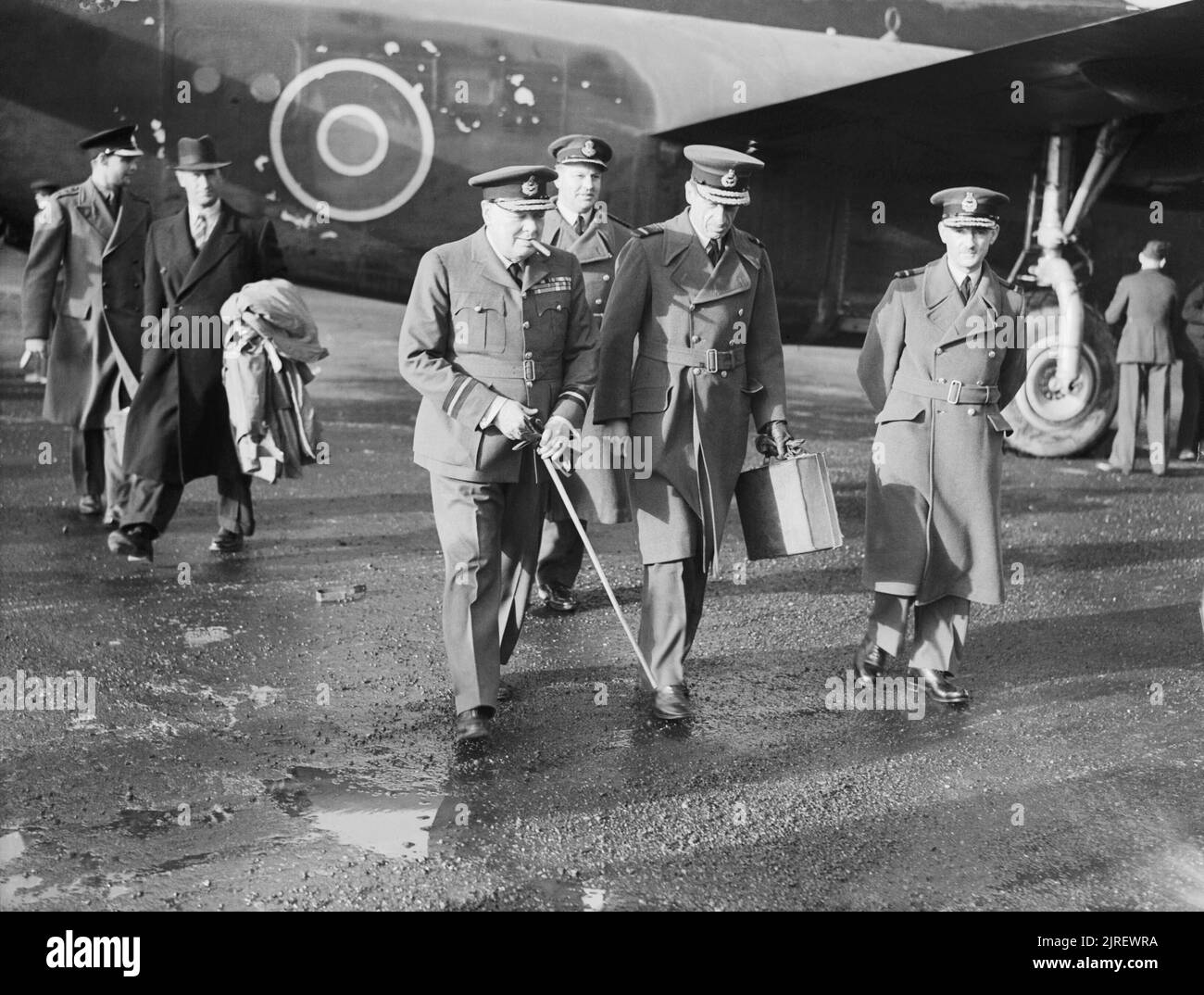 Royal Air Force Ferry Command, 1941-1943. The Prime Minister, Winston ...