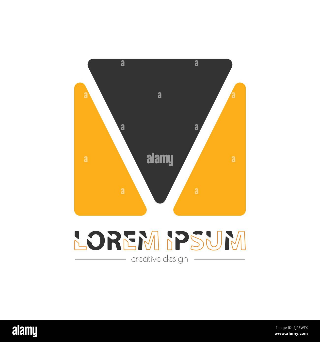 Triangle logo design ideas Cut Out Stock Images & Pictures - Alamy