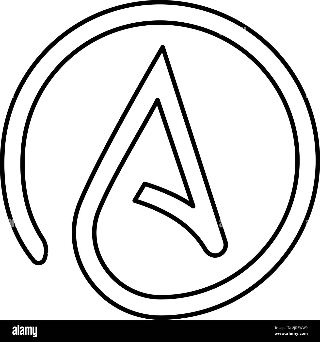 Agnosticism symbol hi-res stock photography and images - Alamy
