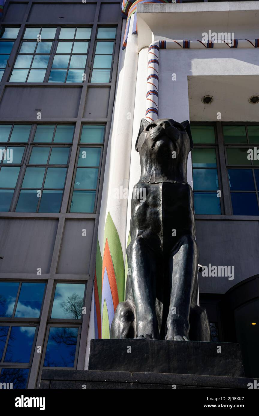 Greater London House - Art Deco Egyptian Revival Black Cat Factory ...