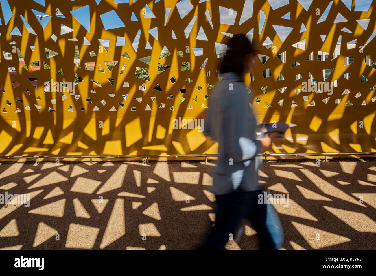 Bae Copr Bay Bridge and Swansea Arena Stock Photo - Alamy