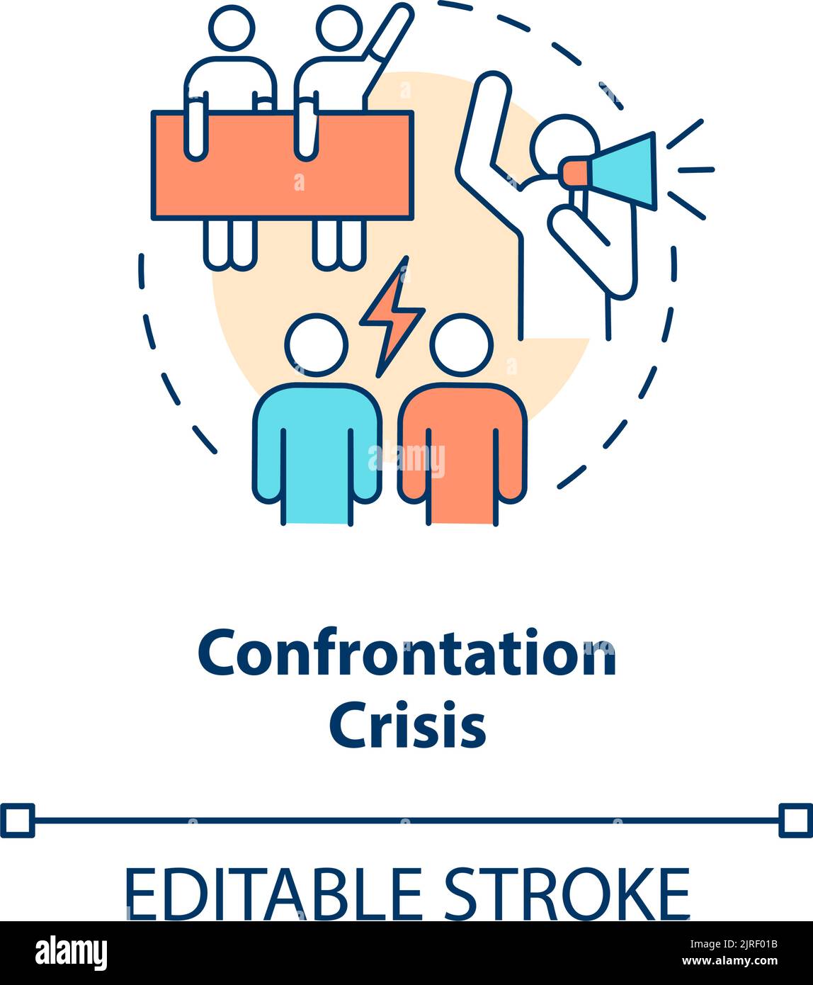 Confrontation crisis concept icon Stock Vector Image & Art - Alamy Confrontation crisis concept icon Stock Vector Image & Art - Alamy