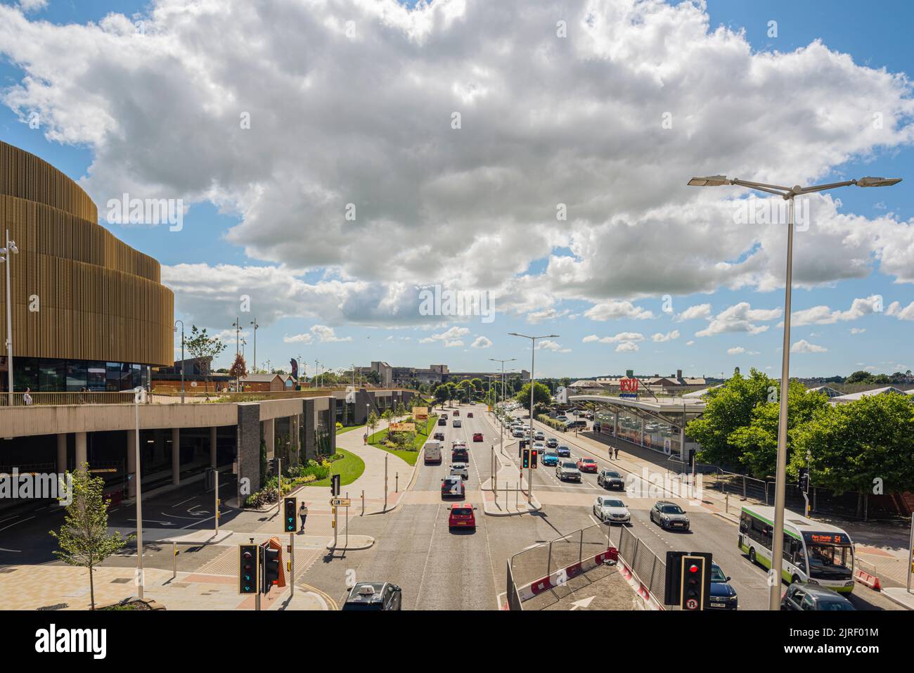 Bae Copr Bay Bridge and Swansea Arena Stock Photo - Alamy