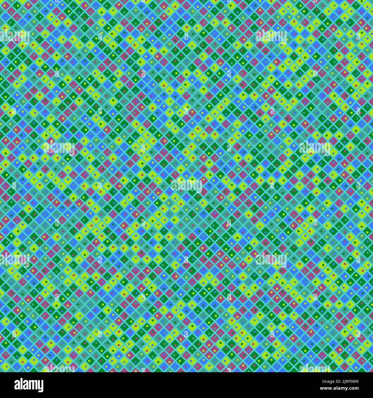 Colorised Rhombuses tiles tessellation pattern illustration Stock ...