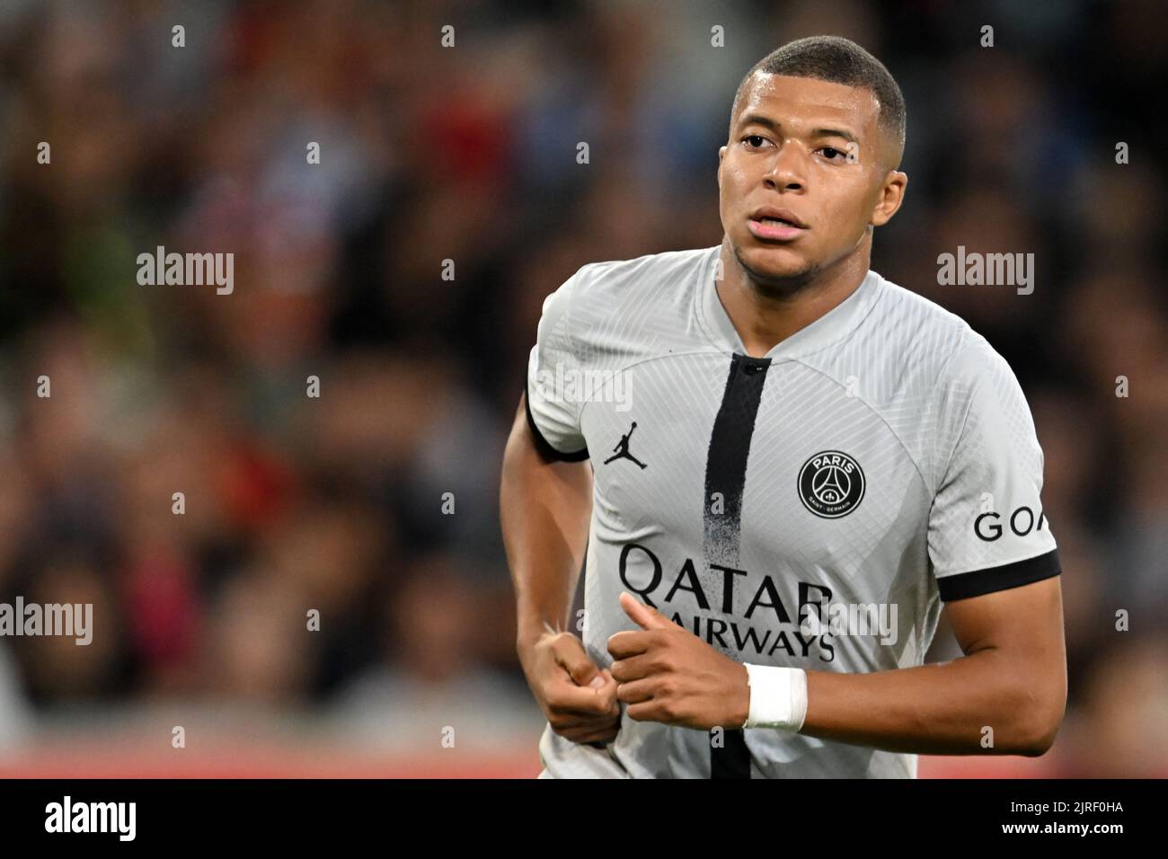LILLE - Kylian Mbappe of Paris Saint-Germain during the French Ligue 1 ...