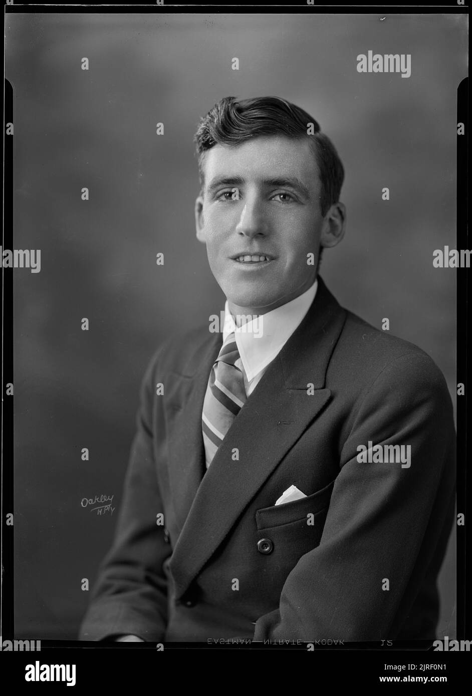 Portrait of an Unidentified Young Man, circa 1928, by William Oakley. F ...