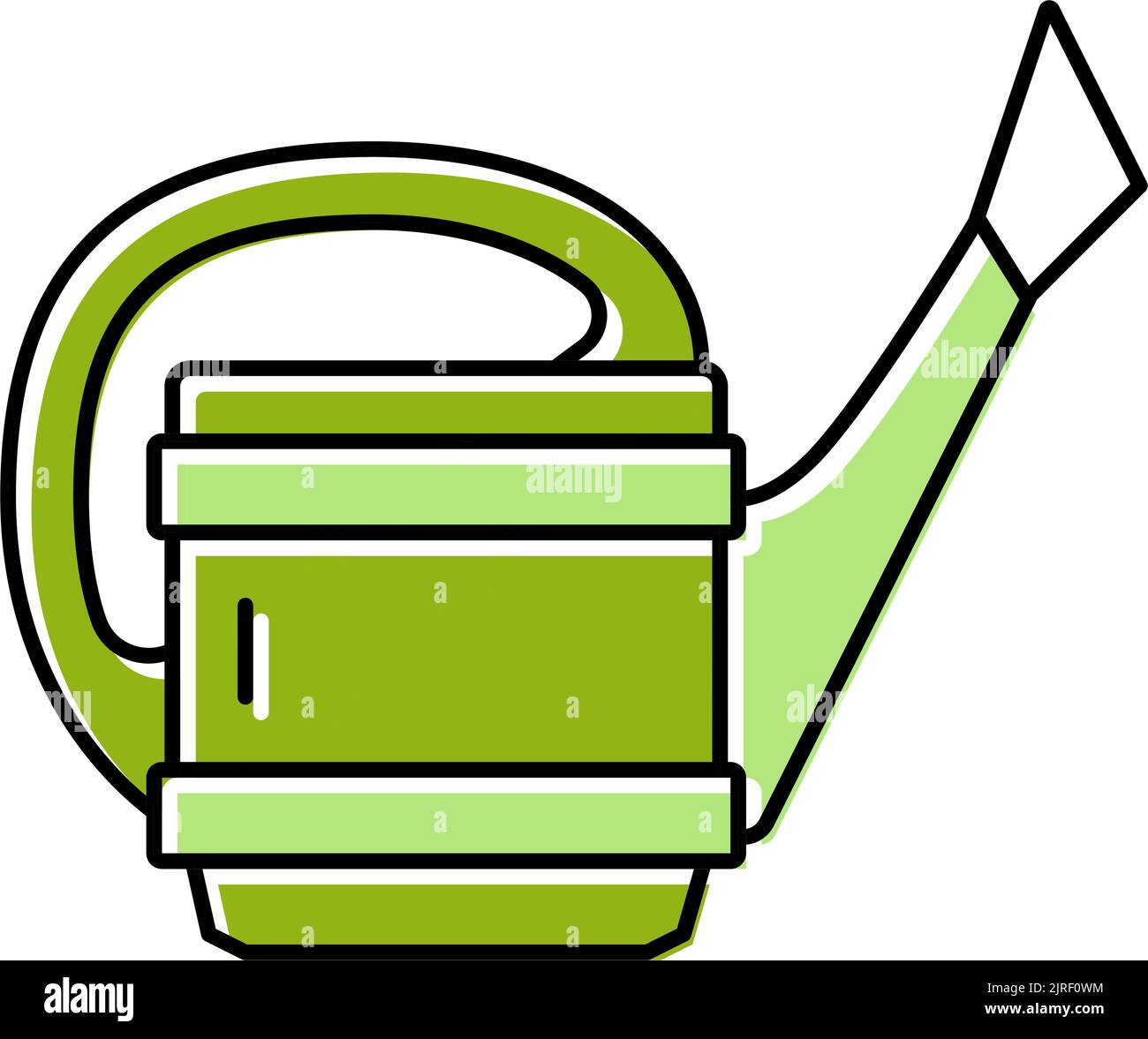 watering can farming water irrigation color icon vector illustration ...