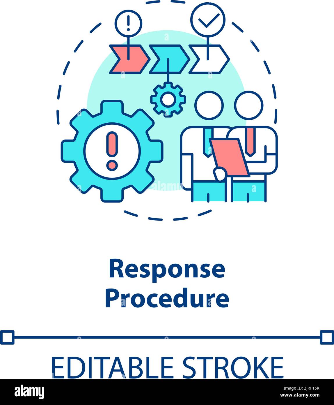 Response procedure concept icon Stock Vector Image & Art - Alamy