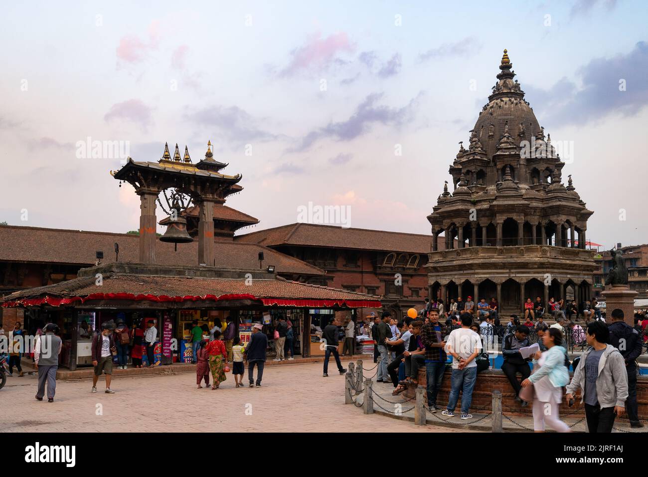 The historic Patan Durbar Square in Kathmandu, Nepal Stock Photo - Alamy