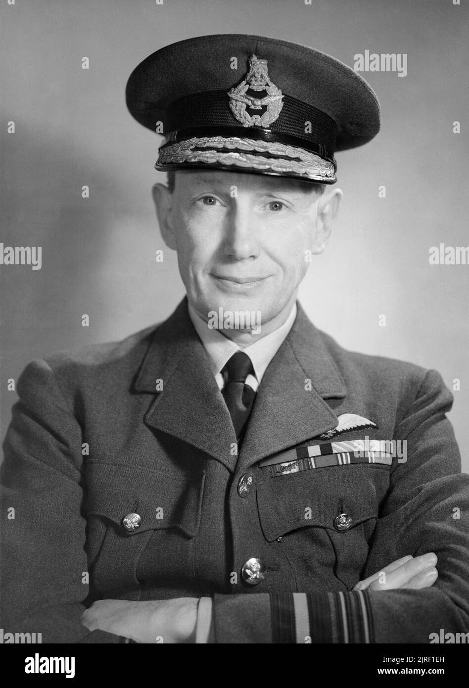 The Air Ministry, 1939-1945. Head and shoulders portrait of Air Marshal ...