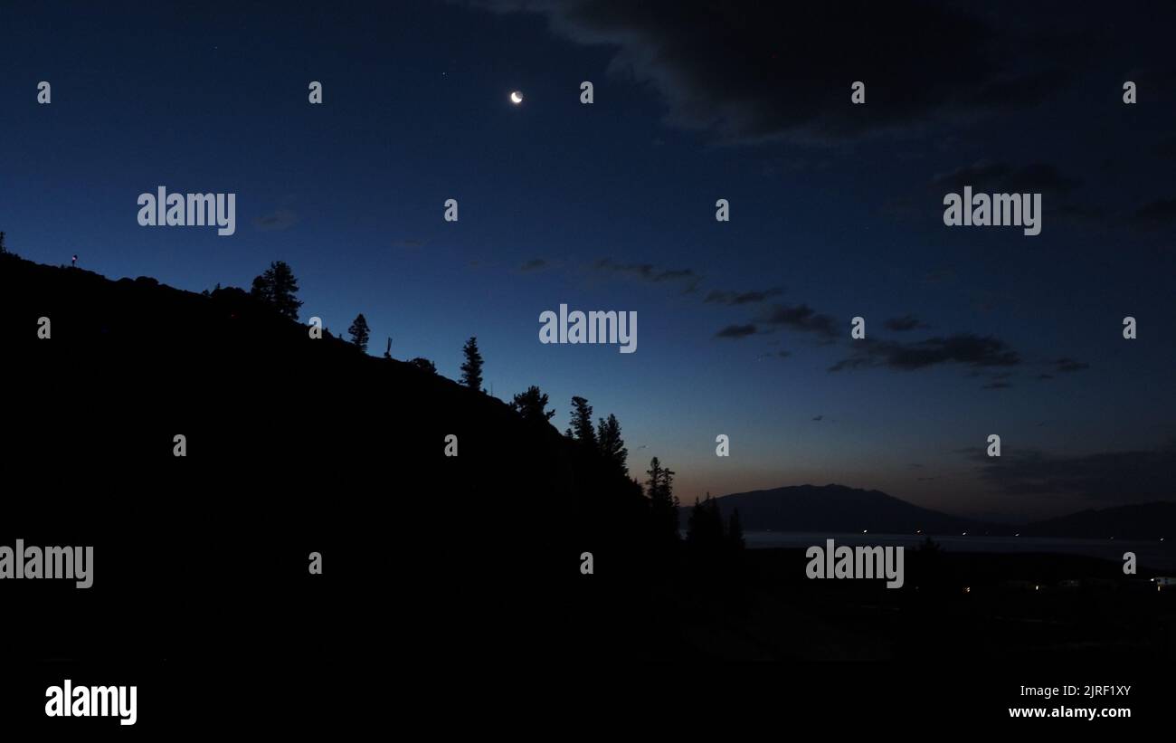 Village night scene on hi-res stock photography and images - Alamy