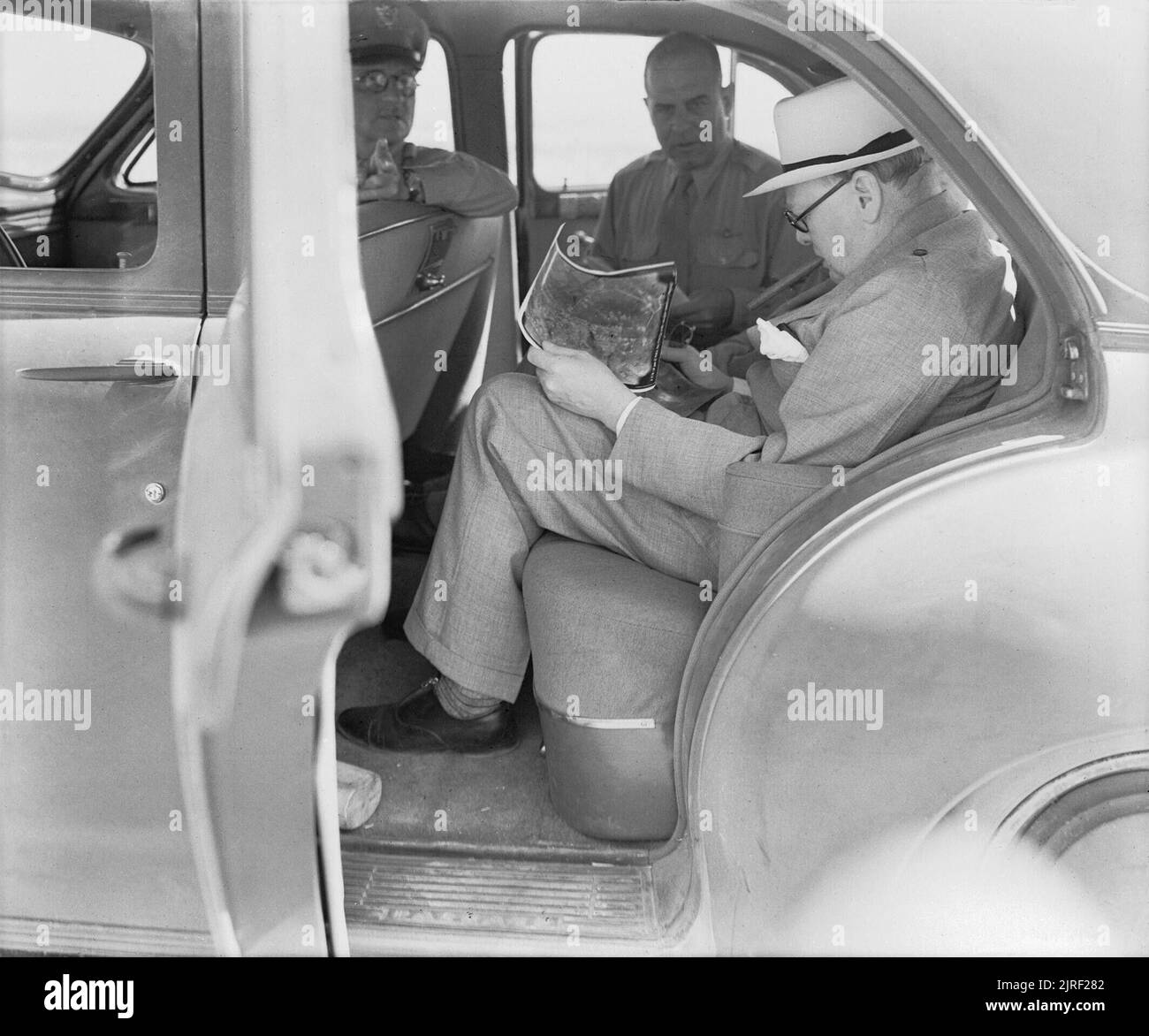 Winston Churchill during the Second World War Mr Winston Churchill with ...
