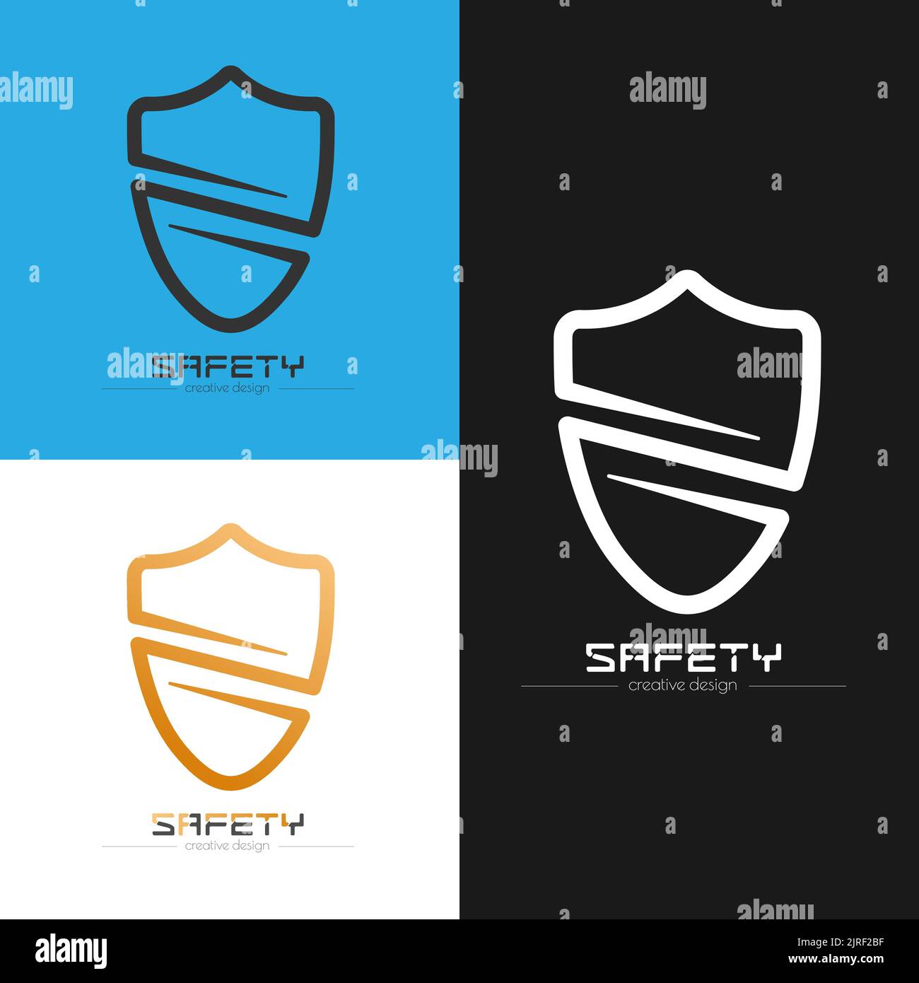 Safety. A design element for a logo, brand, sticker or label. Icon ...
