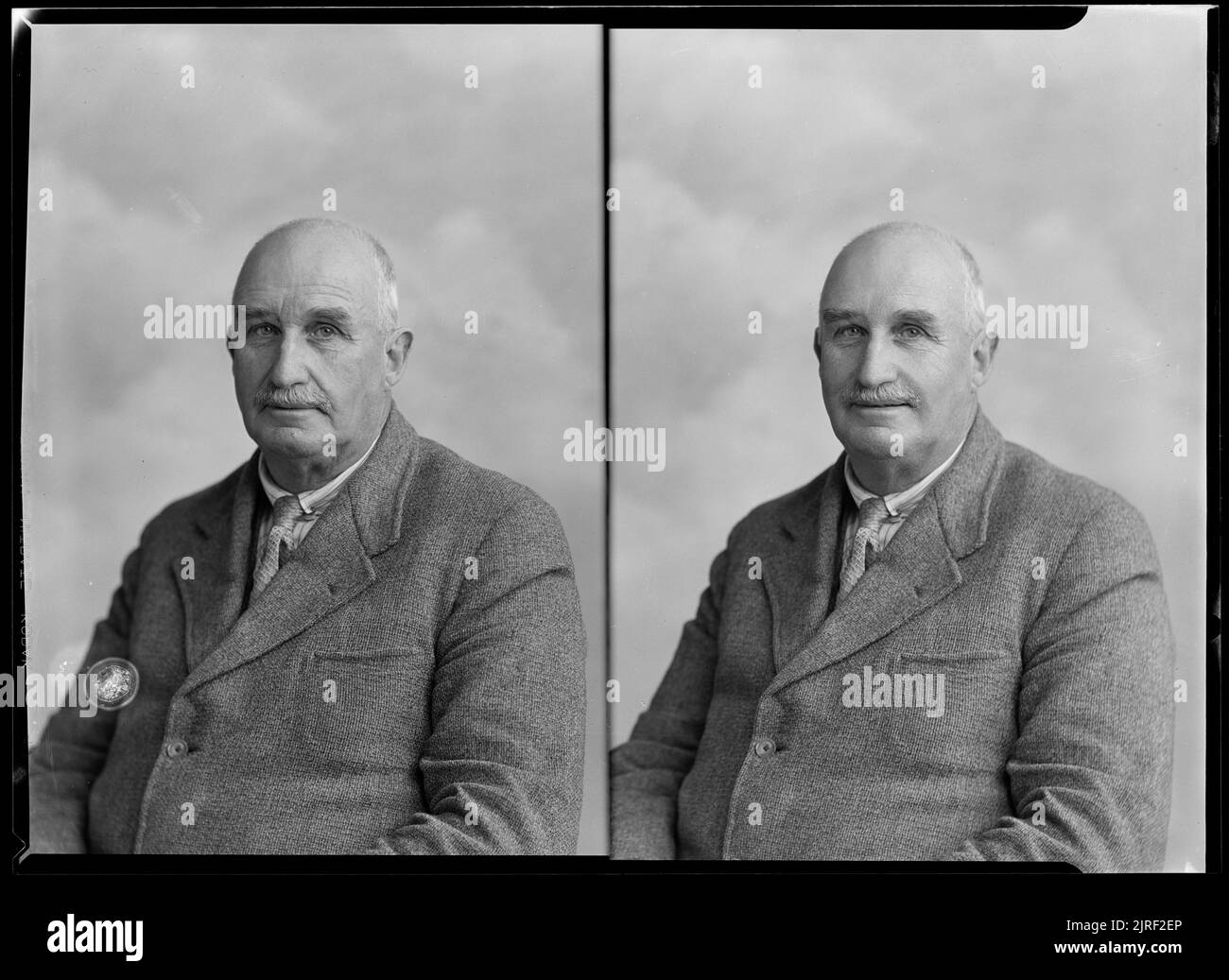 Studio Portrait of an Unidentified Man, circa 1928, maker unknown. F B ...
