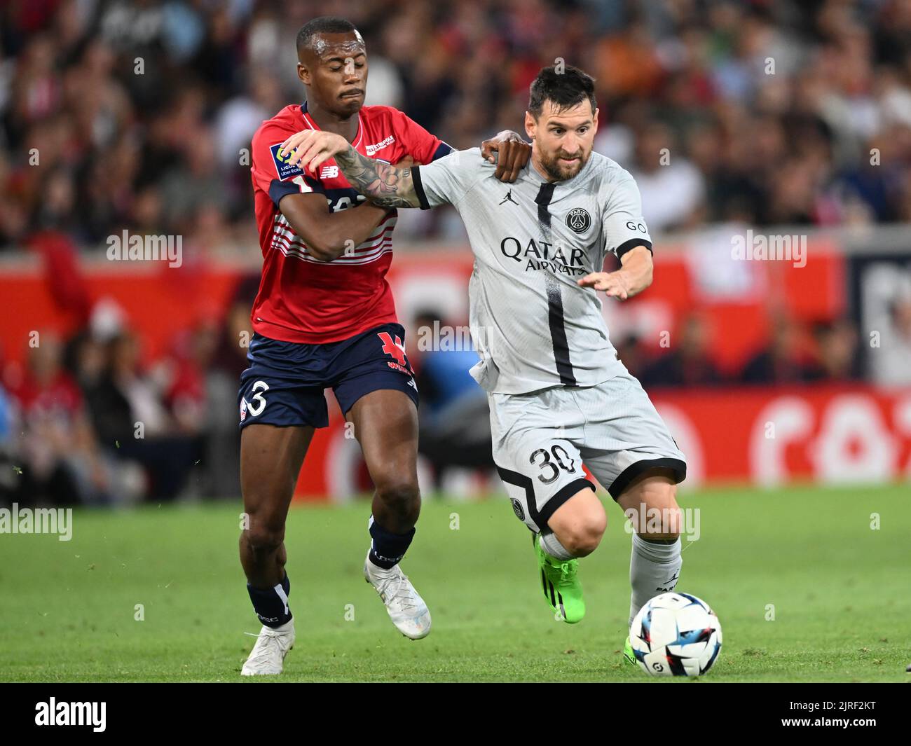 LILLE - (lr Tiago Emanuel Embalo Djalo of LOSC Lille , Lionel Messi or ...