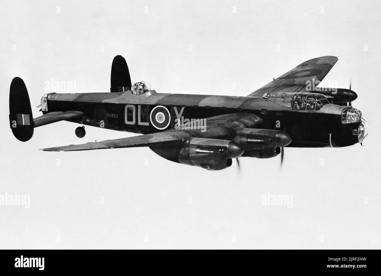 Avro Lancaster Mk I of No. 83 Squadron, based at Scampton in ...