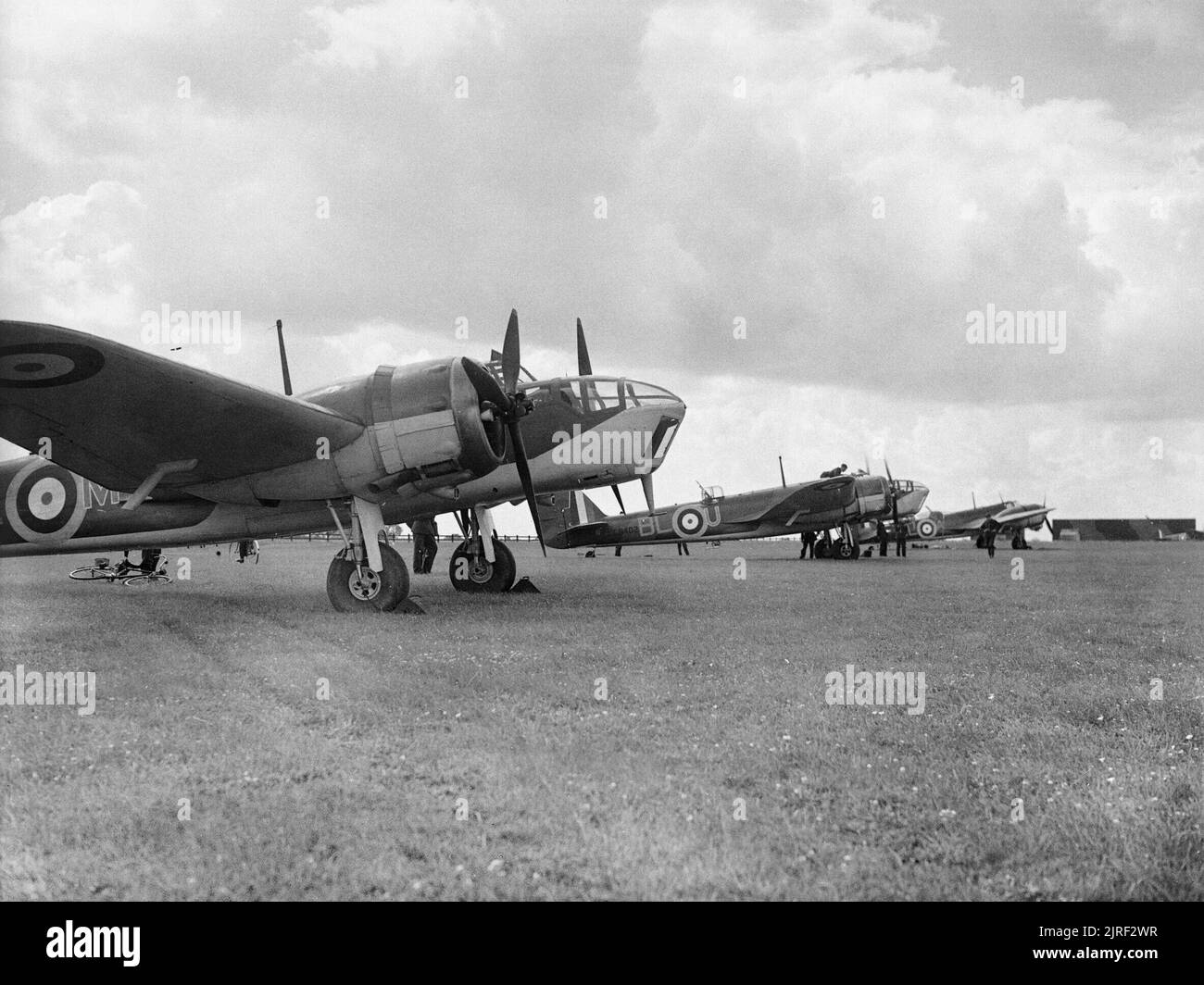 Royal Air Force Bomber Command, 1939-1941. Bristol Blenheim Mark IVs of ...