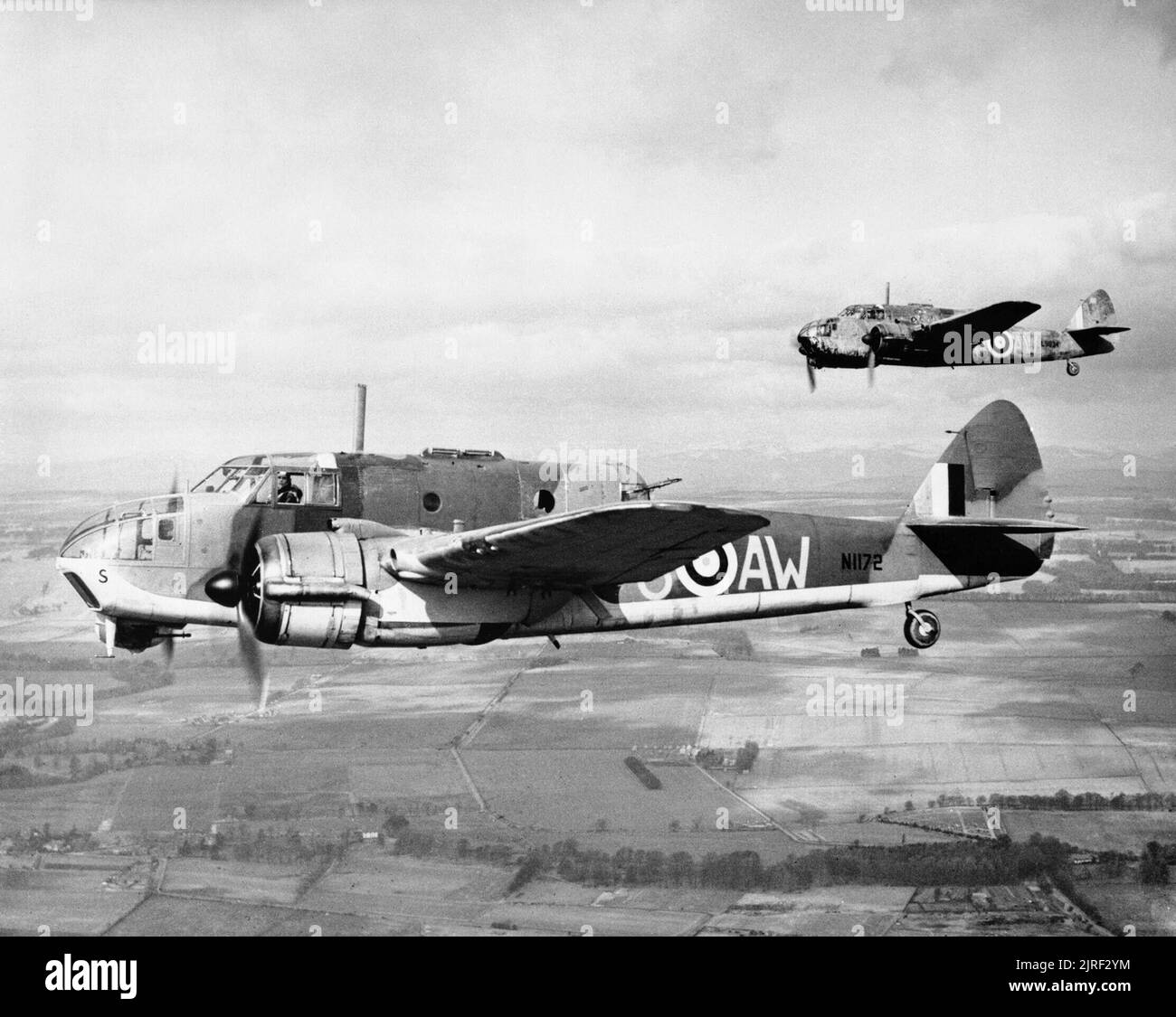 Bristol Beaufort Mk I of No. 42 Squadron RAF, based at Leuchars in ...