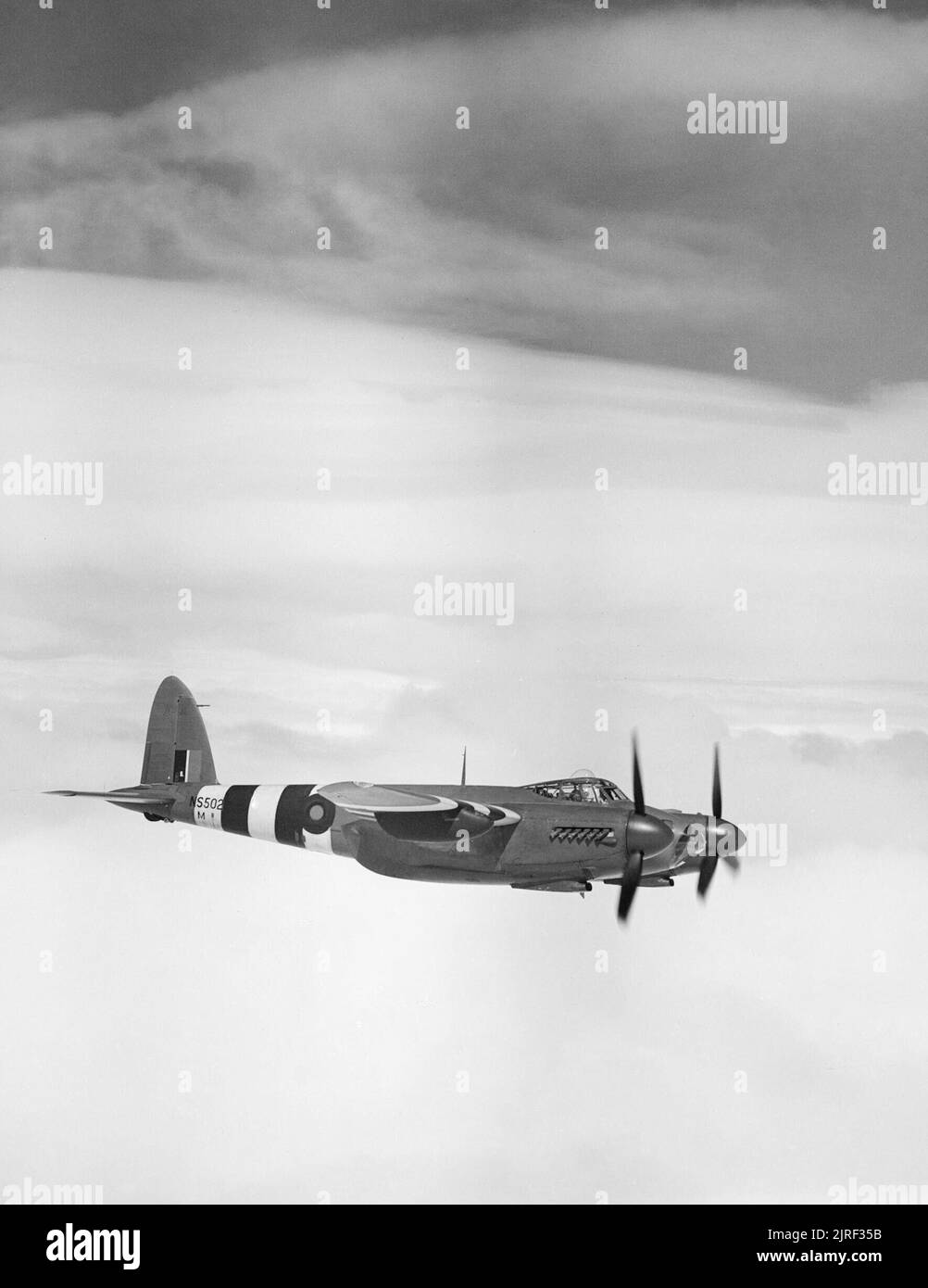 De Havilland Mosquito PR Mk XVI of No. 544 Squadron RAF based at Benson ...