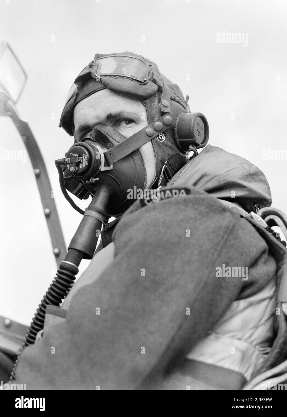 Flight Sergeant Georges Nadon, a French-Canadian pilot with No. 122 ...