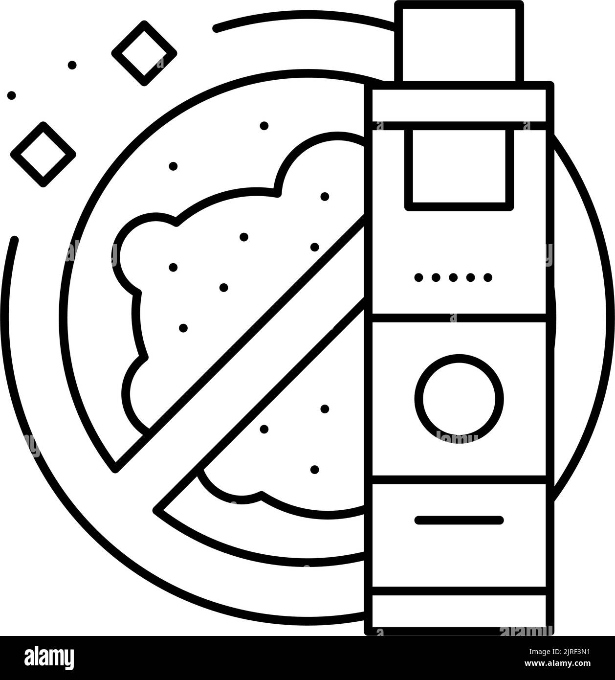 rust cleaner detergent line icon vector illustration Stock Vector Image ...