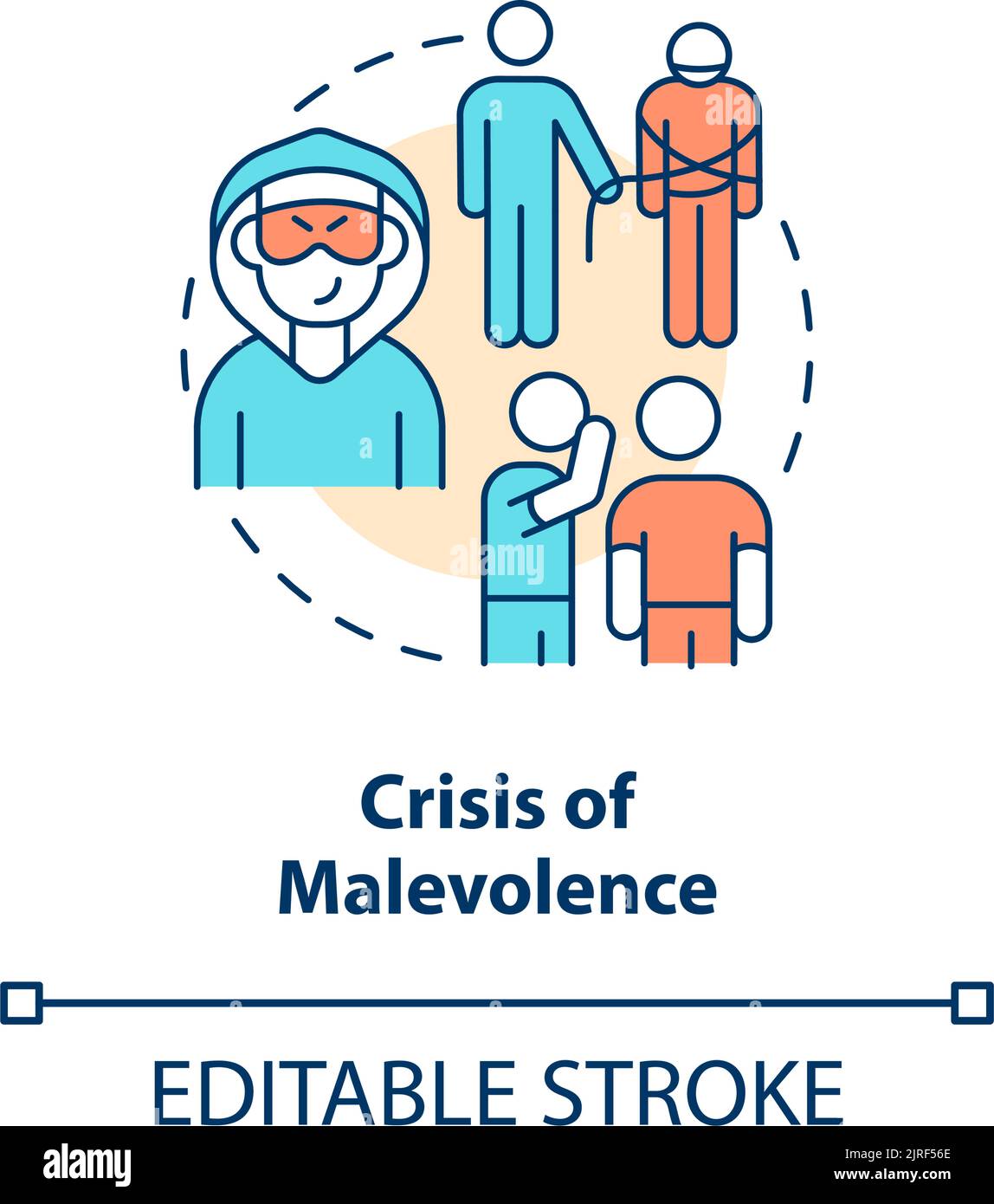Crisis of malevolence concept icon Stock Vector Image & Art - Alamy