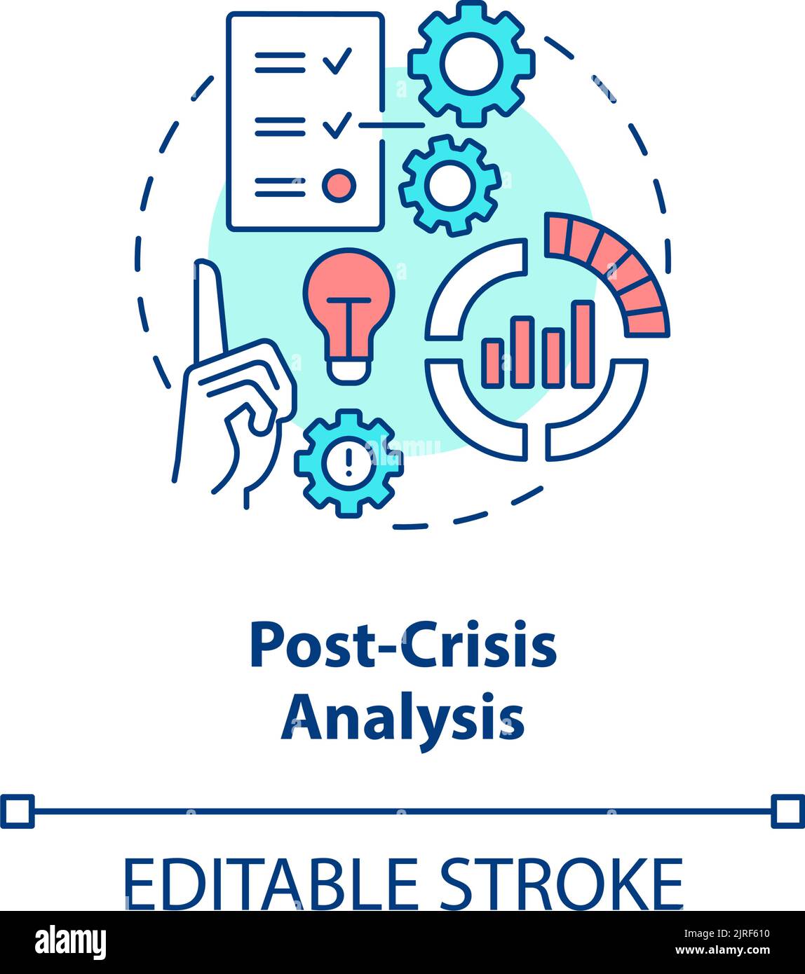 Post crisis analysis concept icon Stock Vector Image & Art - Alamy