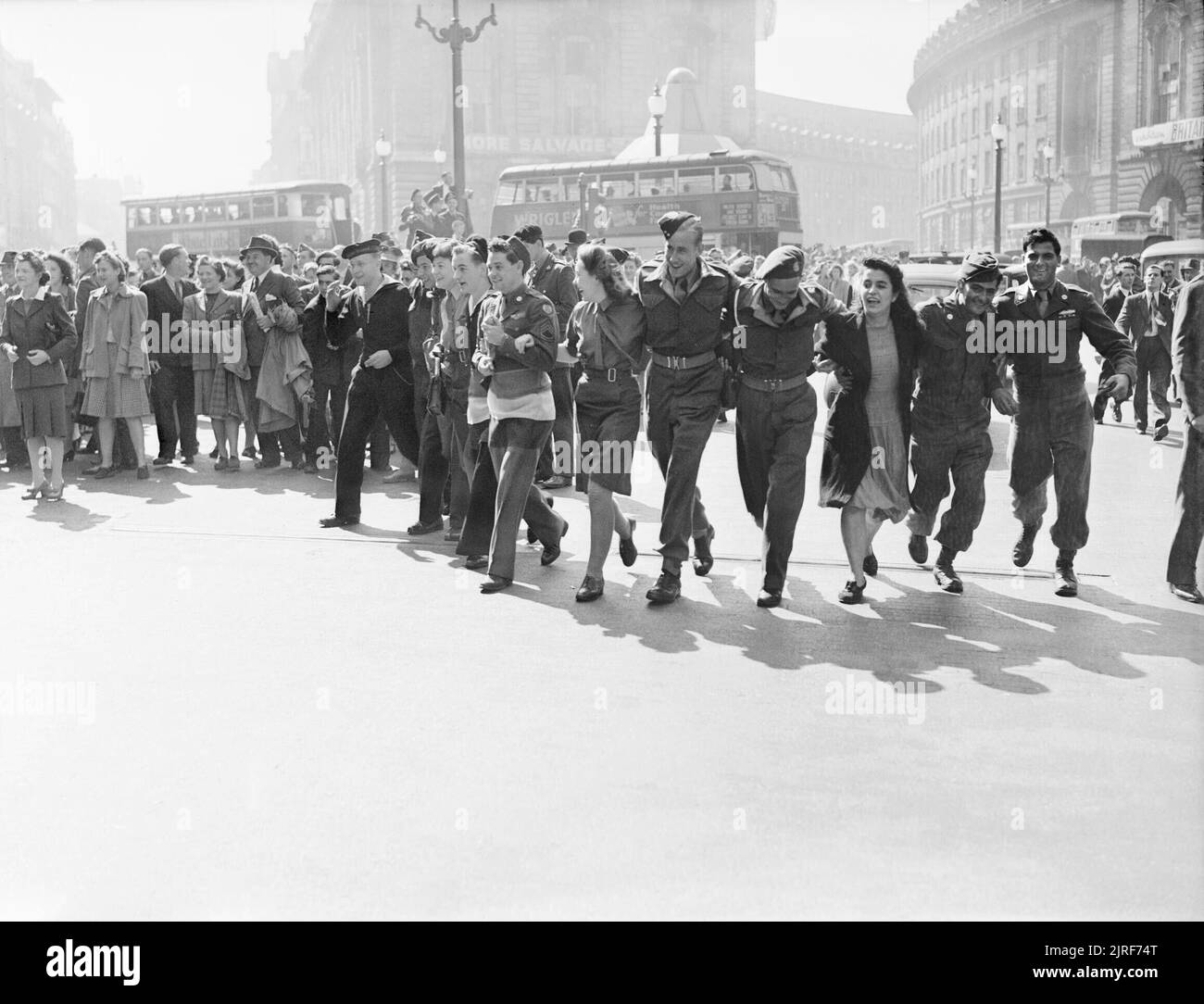 Woman from behind ww2 Black and White Stock Photos & Images - Alamy