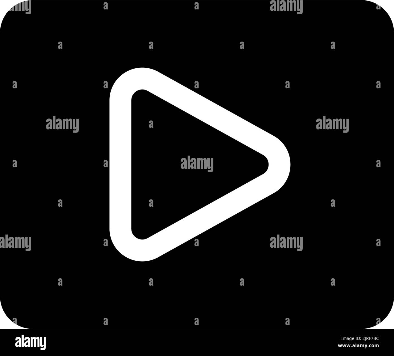 Ux video symbol Black and White Stock Photos & Images - Alamy