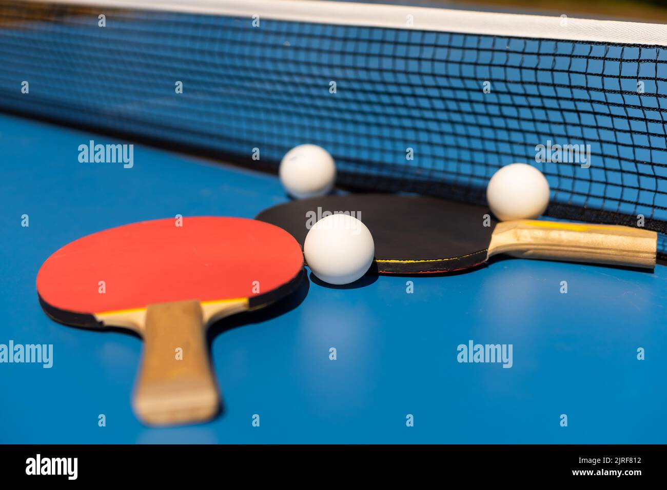 Table Tennis Ball and Bat Stock Photo - Alamy