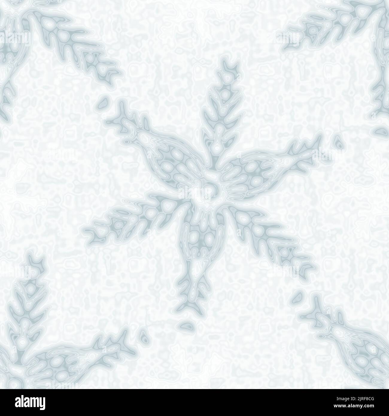 Soft ice blue snow flake pattern background. Simple minimal frosty blur ...