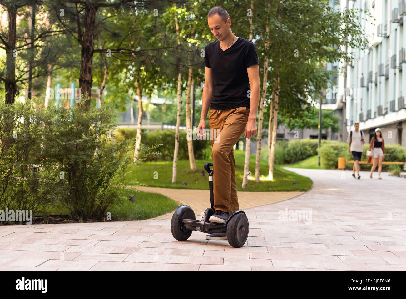 Person Riding a HoverBoard on a Public Footpath, They are now banned in ...