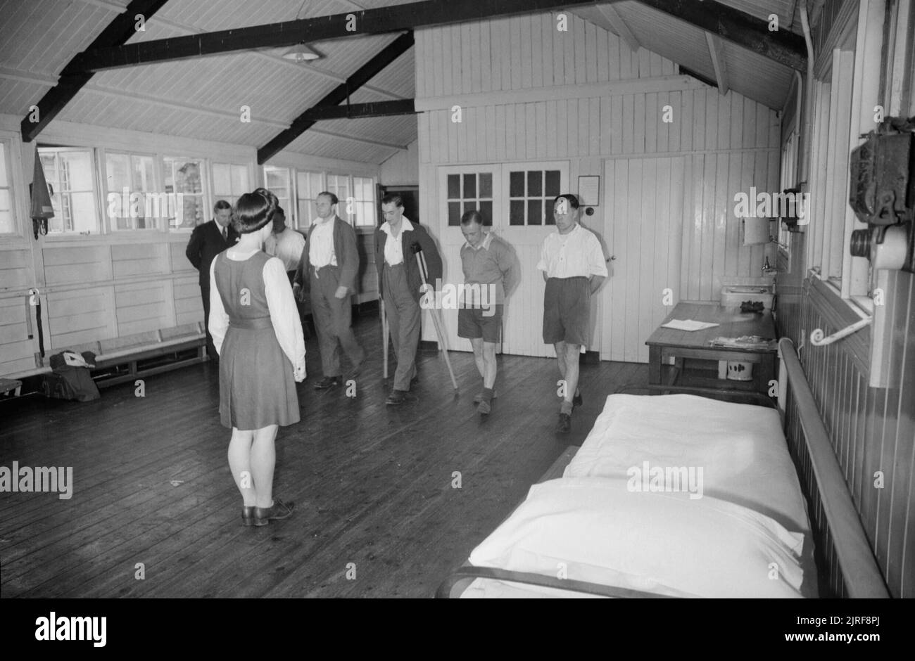 Injured servicemen learn to walk again during their rehabilitation at ...