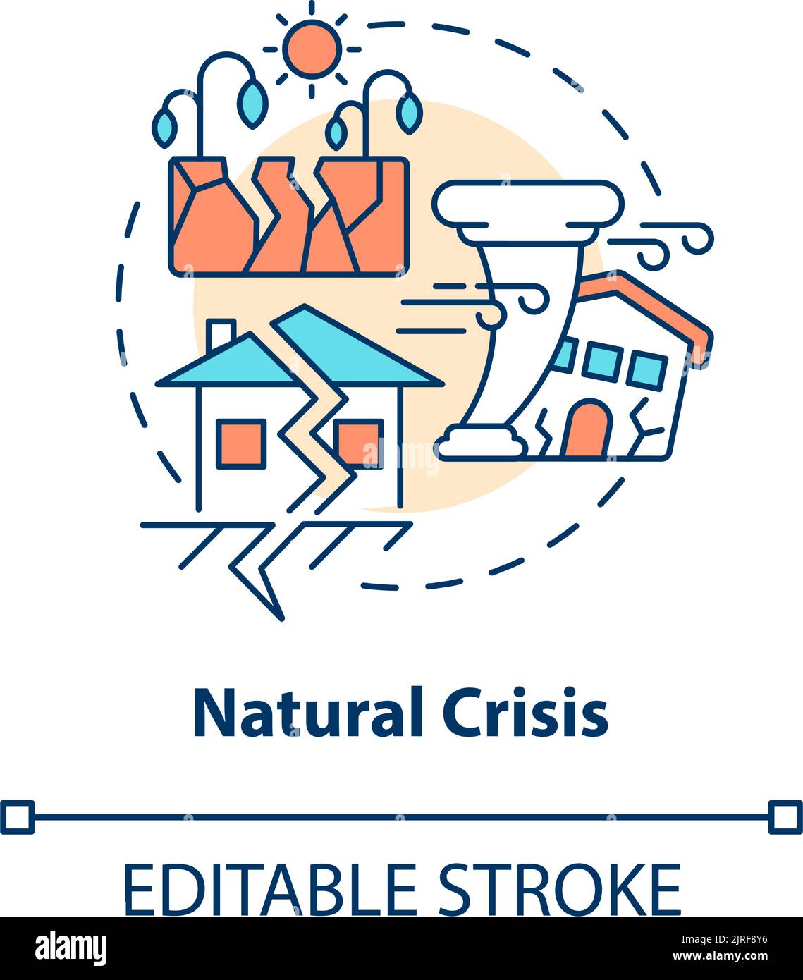 Natural disaster infographic Cut Out Stock Images & Pictures - Alamy