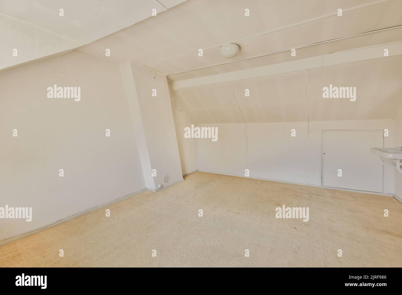 Boiler room of an apartment building with pipes and metering devices. A ...