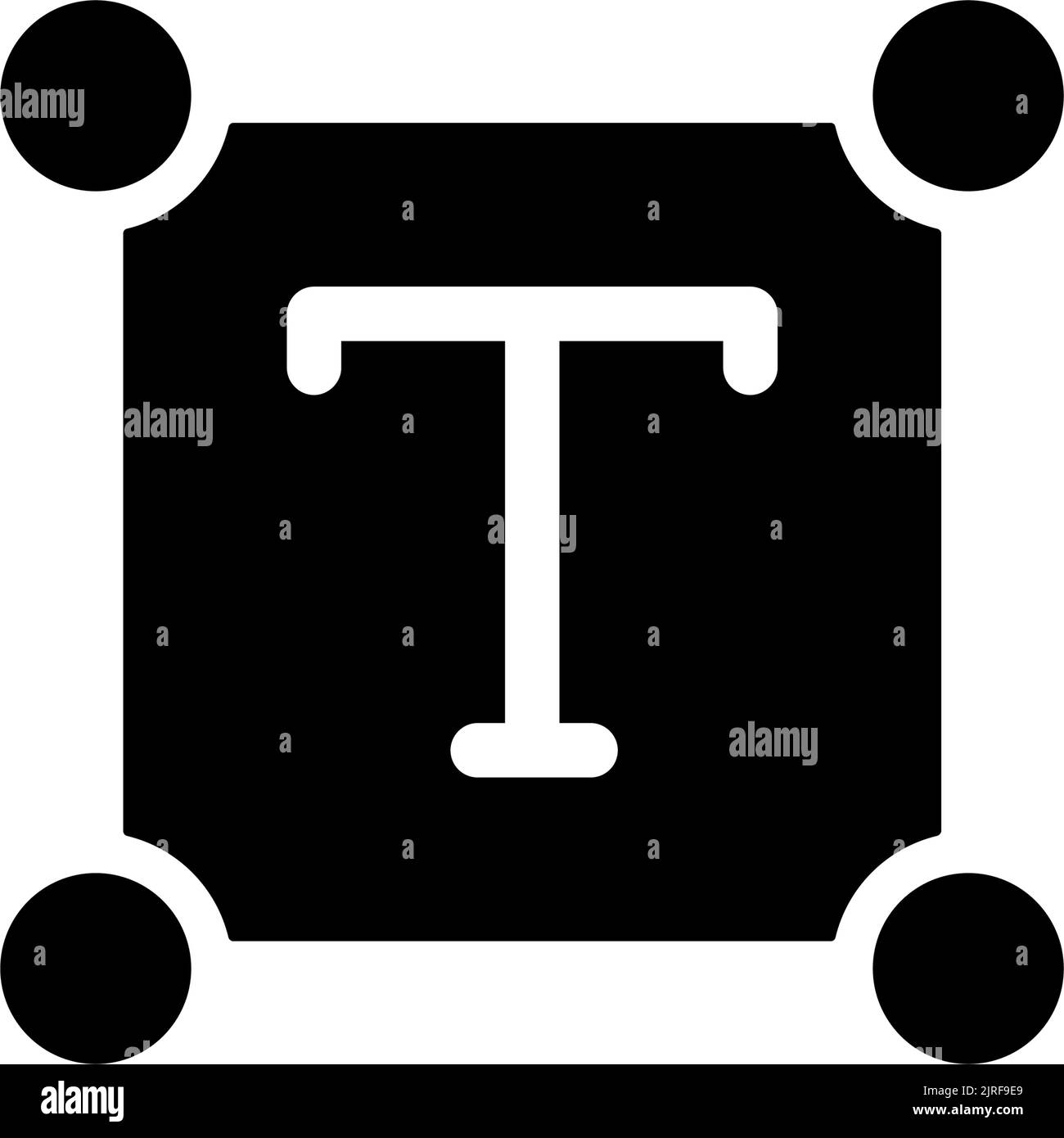 Text editing icon illustration Black and White Stock Photos & Images ...