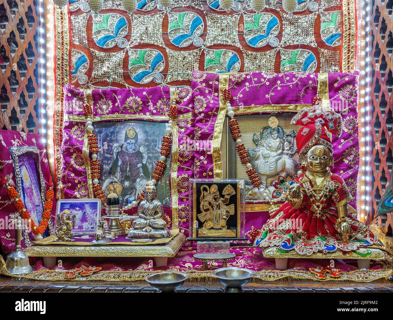 02 07 2022 Balkrishna and other God in Home Temple Kandivai East Mumbai ...