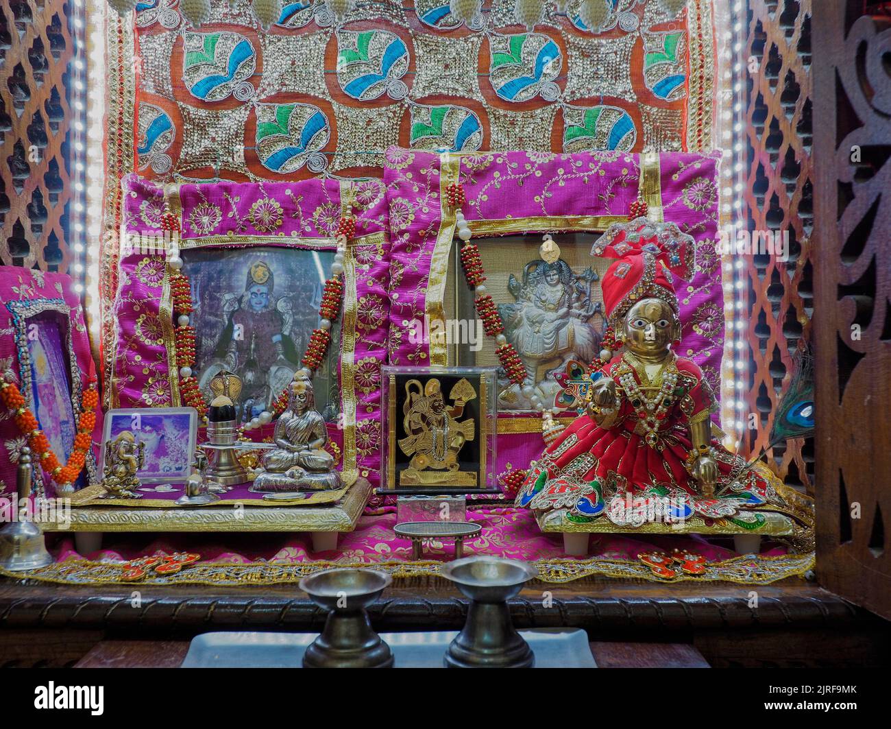 02 07 2022 Balkrishna and other God in Home Temple Kandivai East Mumbai ...