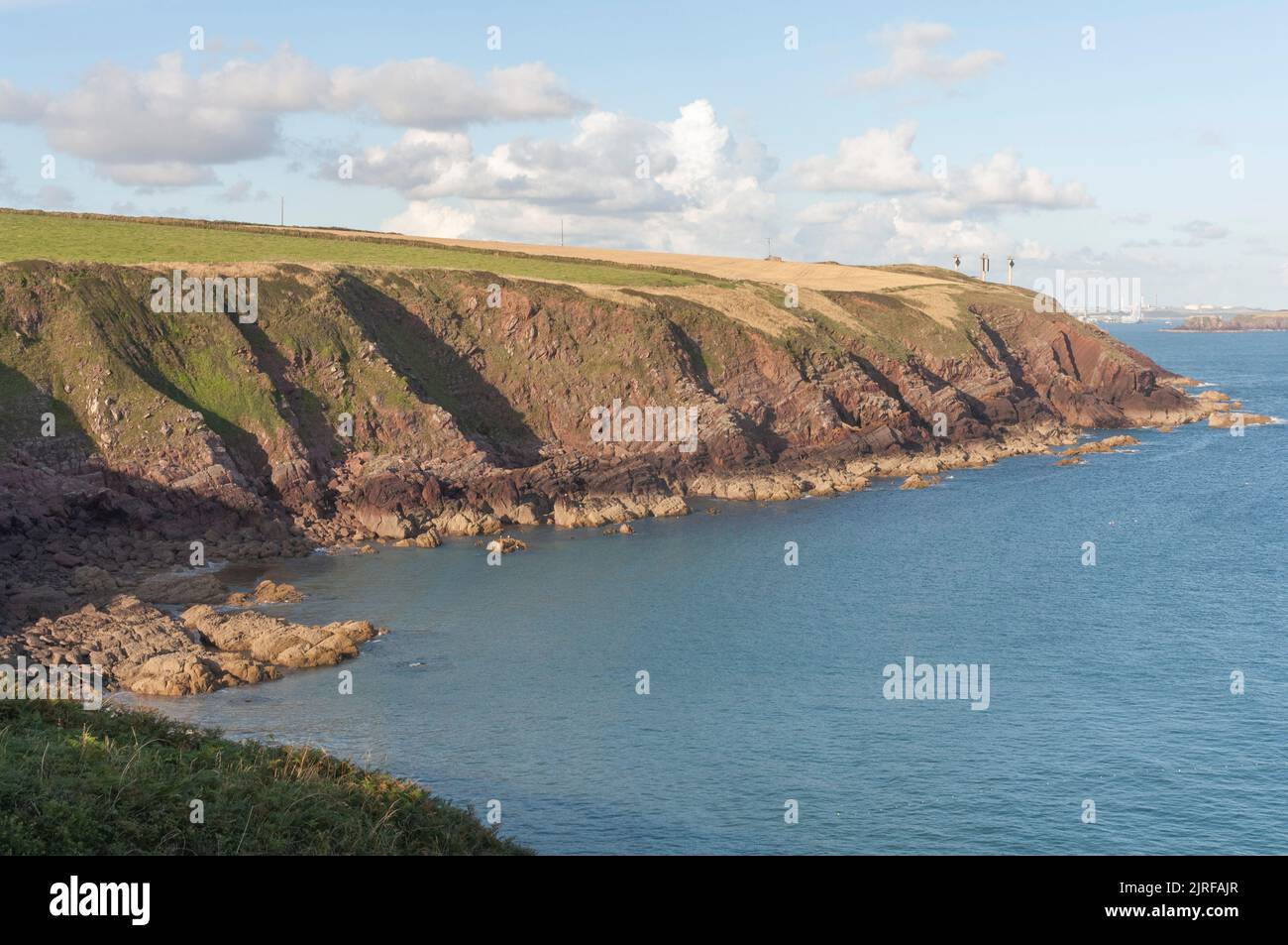 Mill Bay Milford Haven Pembrokeshire Coast National Park Wales UK ...