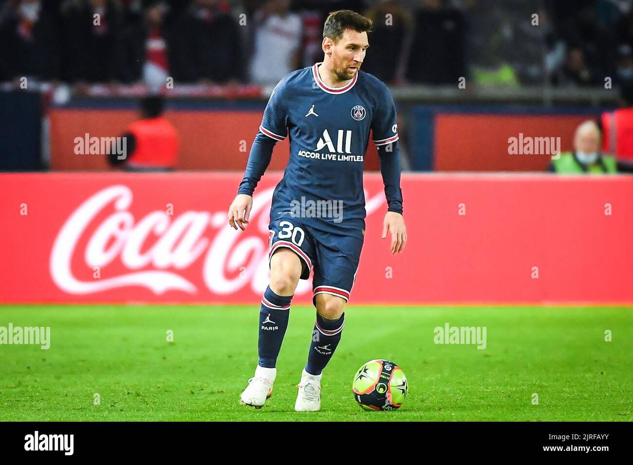 Lionel (Leo) MESSI of PSG during the French championship Ligue 1 ...