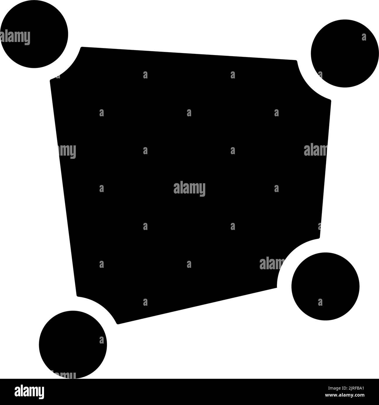 Perspective tool black glyph ui icon Stock Vector Image & Art - Alamy
