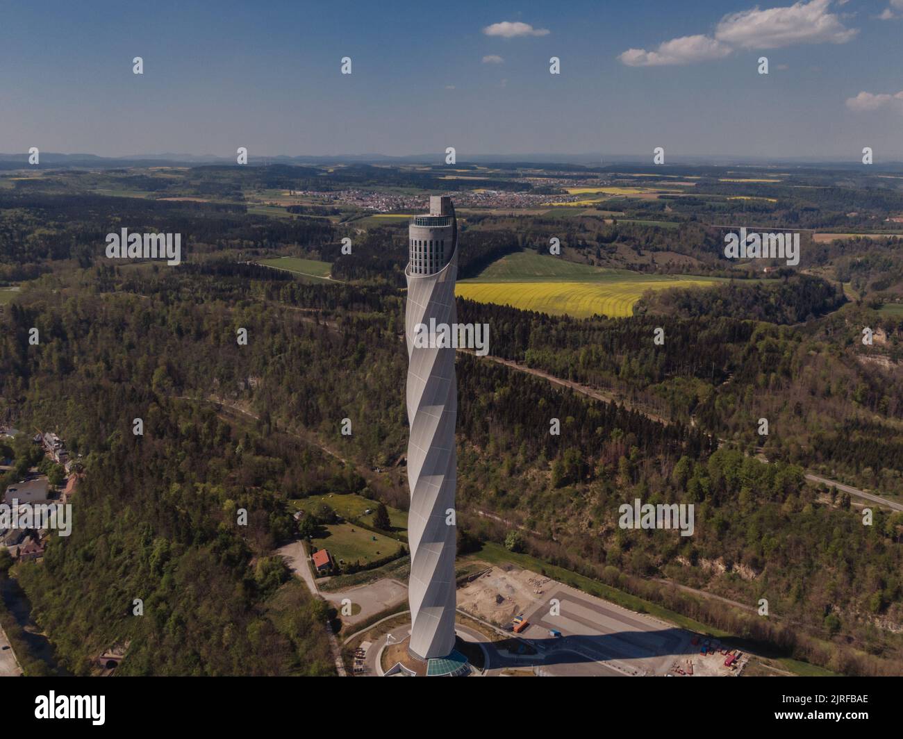 The test tower and the cityscape of Rottweil, Germany Stock Photo - Alamy
