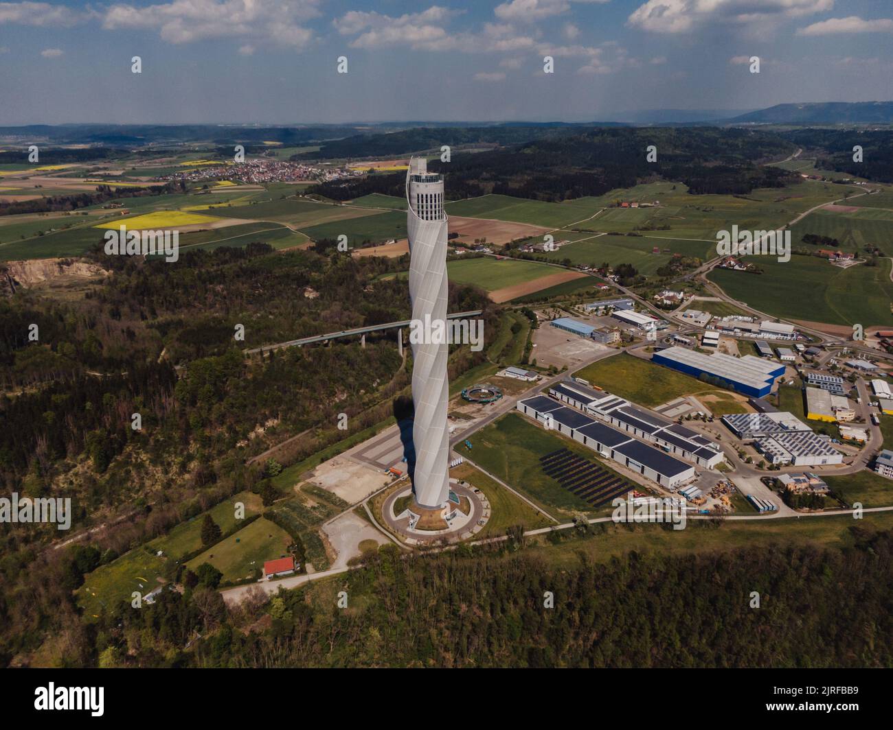 The test tower and the cityscape of Rottweil, Germany Stock Photo - Alamy