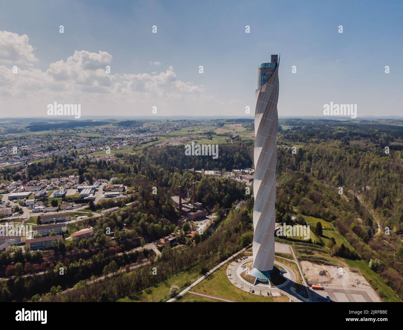 The test tower and the cityscape of Rottweil, Germany Stock Photo - Alamy