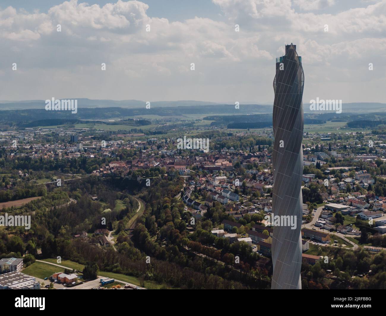The test tower and the cityscape of Rottweil, Germany Stock Photo - Alamy