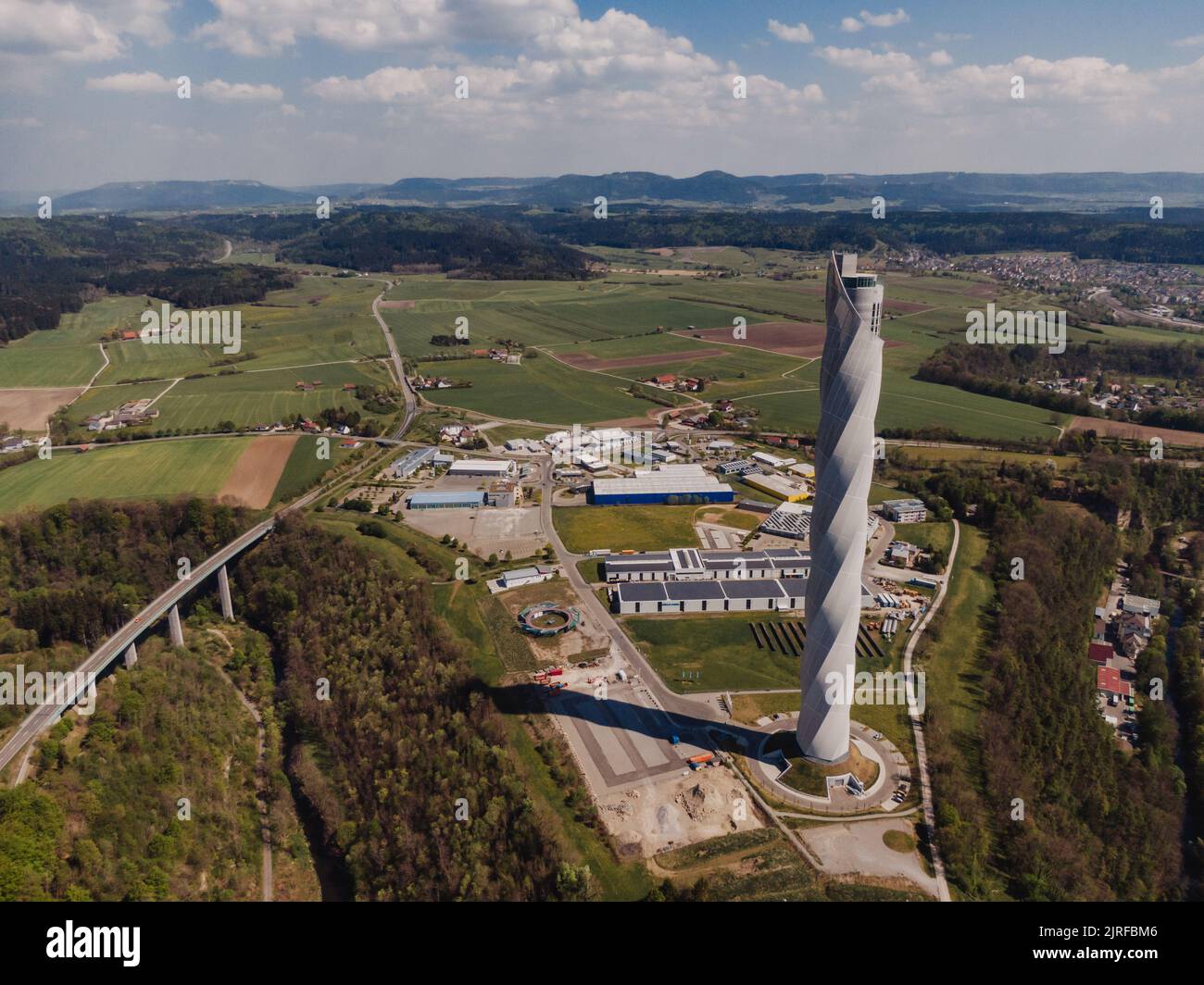 The test tower and the cityscape of Rottweil, Germany Stock Photo - Alamy