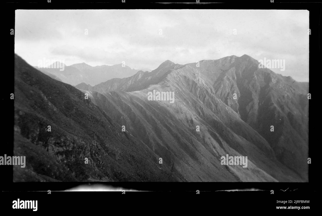 Tararua Range, by Leslie Adkin Stock Photo - Alamy
